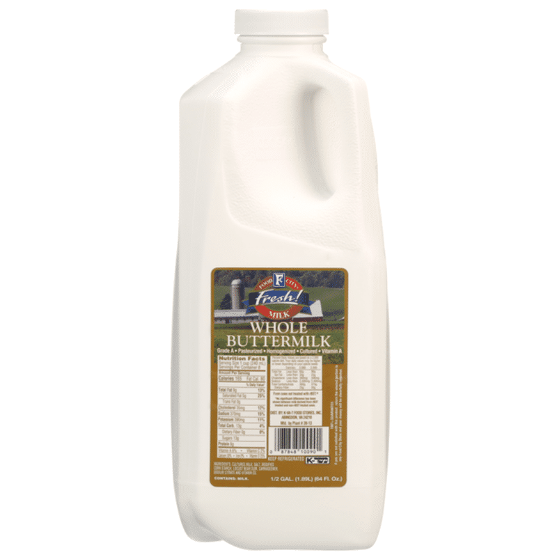 Food City Fresh!, Whole Buttermilk (0.5 gal) - Instacart