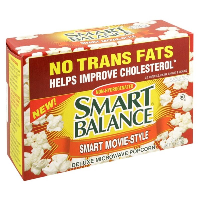 Smart Balance Deluxe Microwave Popcorn, Smart Movie-Style (3 each ...