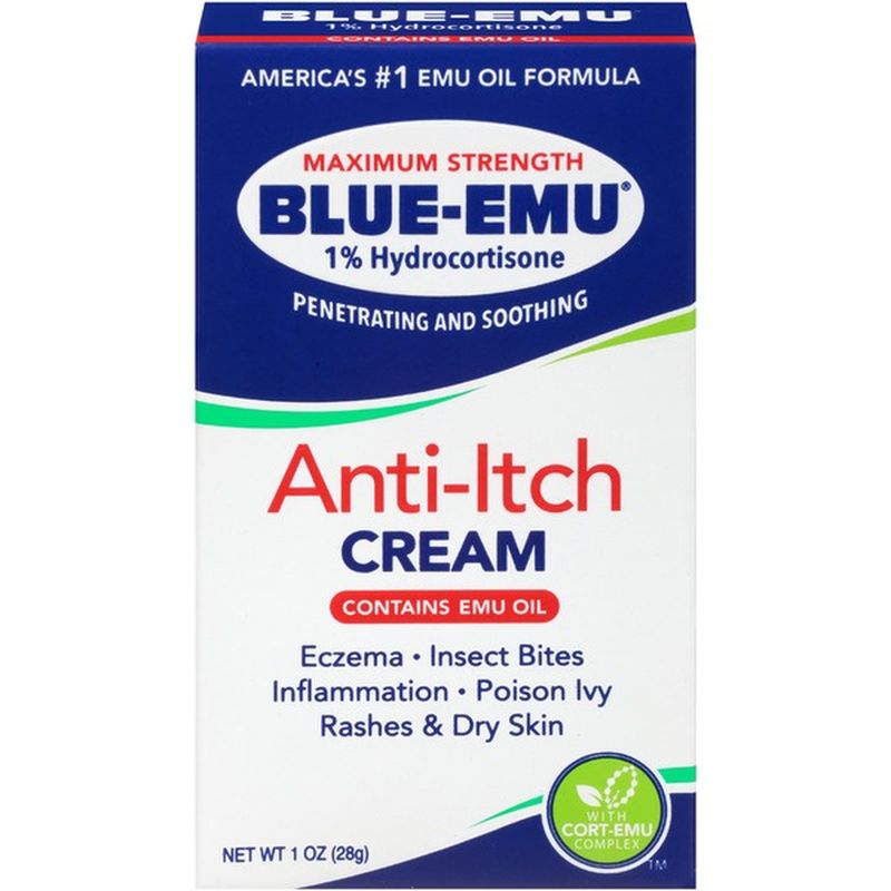Blue-Emu Maximum Strength Blue-Emu Maximum Strength Anti-Itch Cream (1 ...