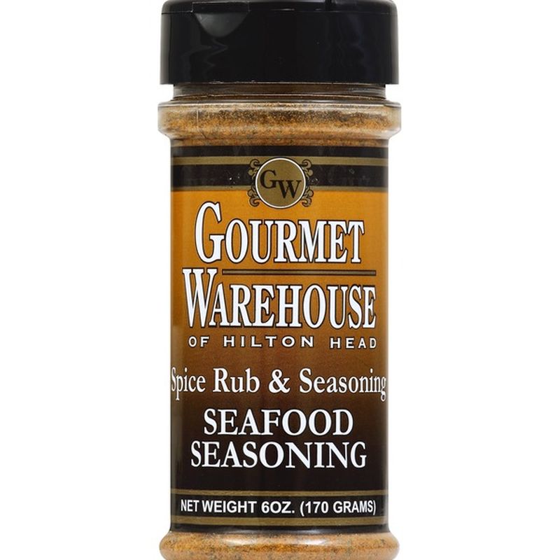 Gourmet Warehouse Spice Rub & Seasoning, Seafood Seasoning (6 oz ...