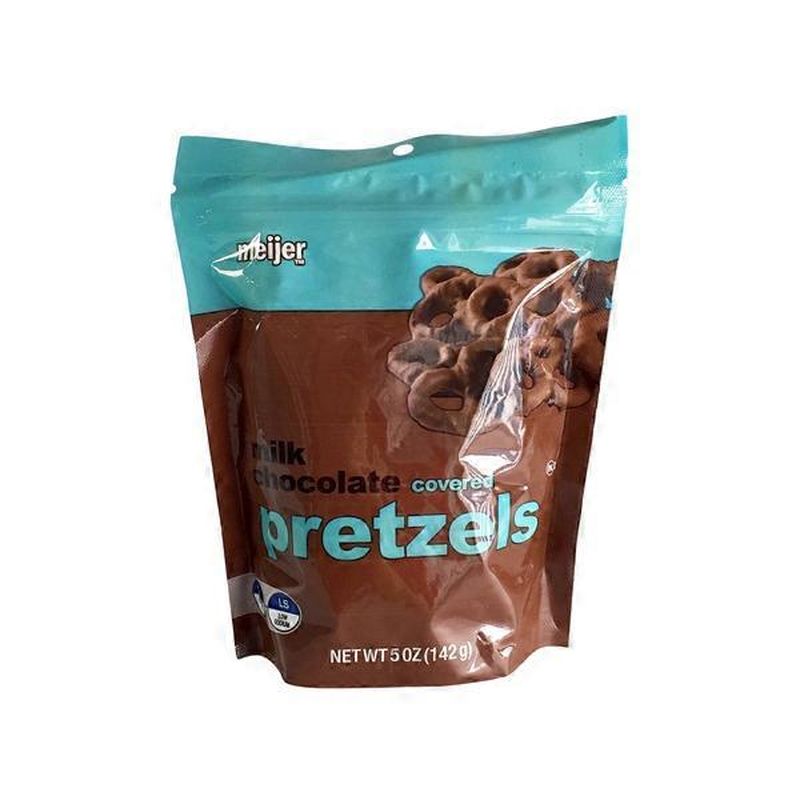 Meijer milk chocolate covered pretzels (5 oz) - Instacart