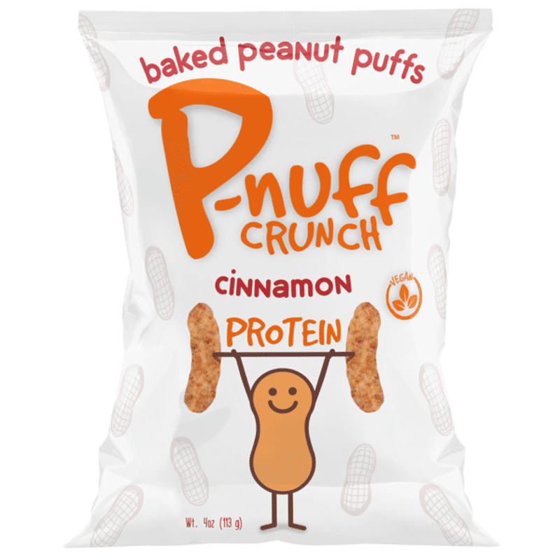 P-nuff Crunch Cinnamon Protein Baked Peanut Puffs (4 oz) - Instacart