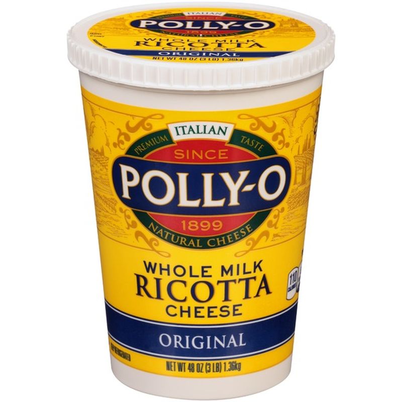 Polly-O Whole Milk Ricotta Cheese (48 oz) - Instacart