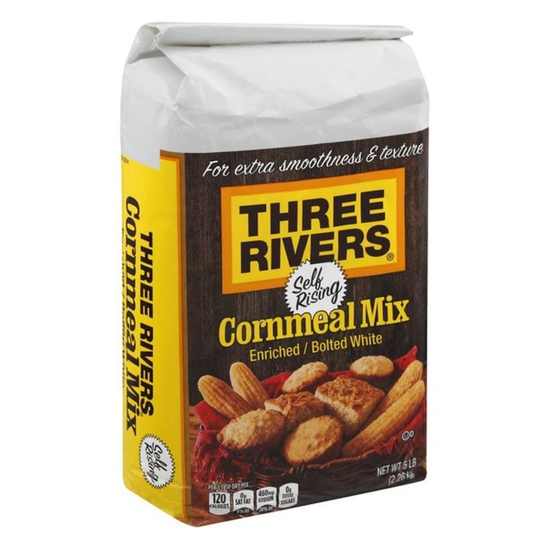 Three Rivers Cornmeal Mix, Enriched/Bolted White (5 lb) - Instacart