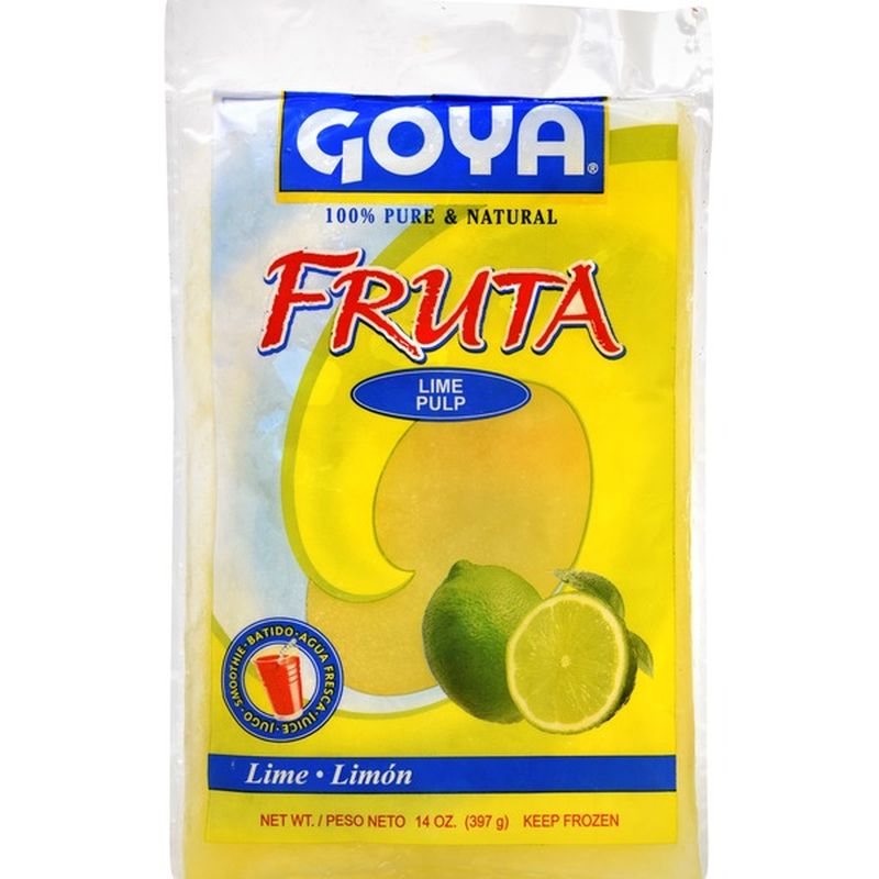 Goya Lime Fruit Pulp (14 oz) - Instacart