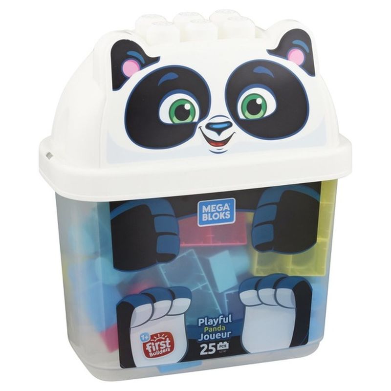 Mega Bloks Toy, Playful Panda, 25 Pcs (1 each) - Instacart