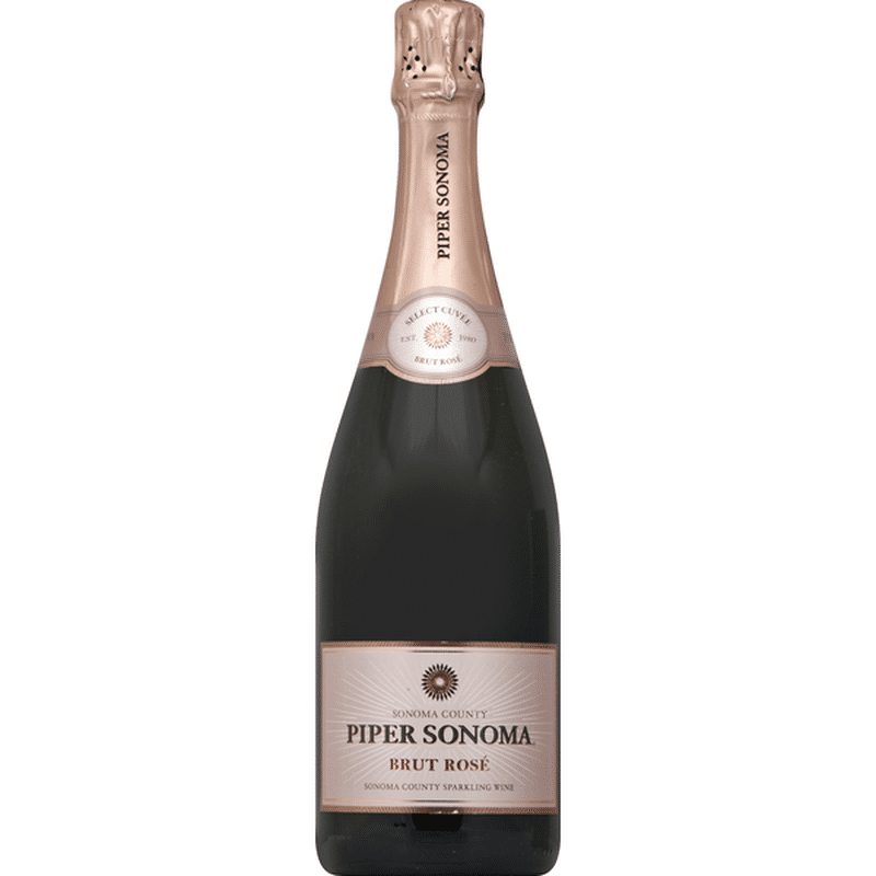 Piper Sonoma Sparkling Wine, Brut Rose, Sonoma County (750 ml) - Instacart