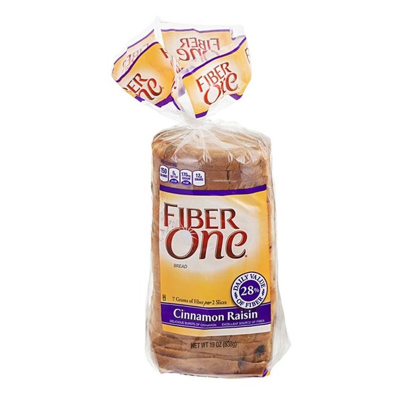 Fiber One Bread Cinnamon Raisin (19 oz) - Instacart