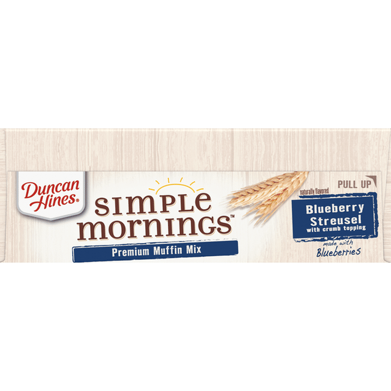 Duncan Hines Simple Mornings Blueberry Streusel with Crumb Topping ...