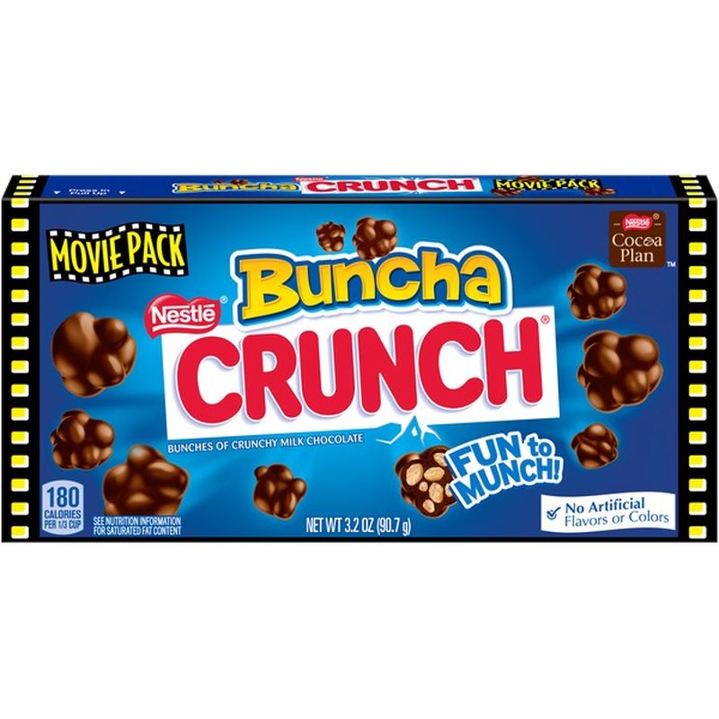 Buncha Crunch Candy pieces made of milk chocolate with crisped rice ...
