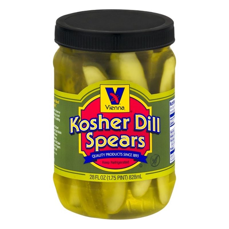 Vienna Kosher Dill Spears (28 oz) - Instacart