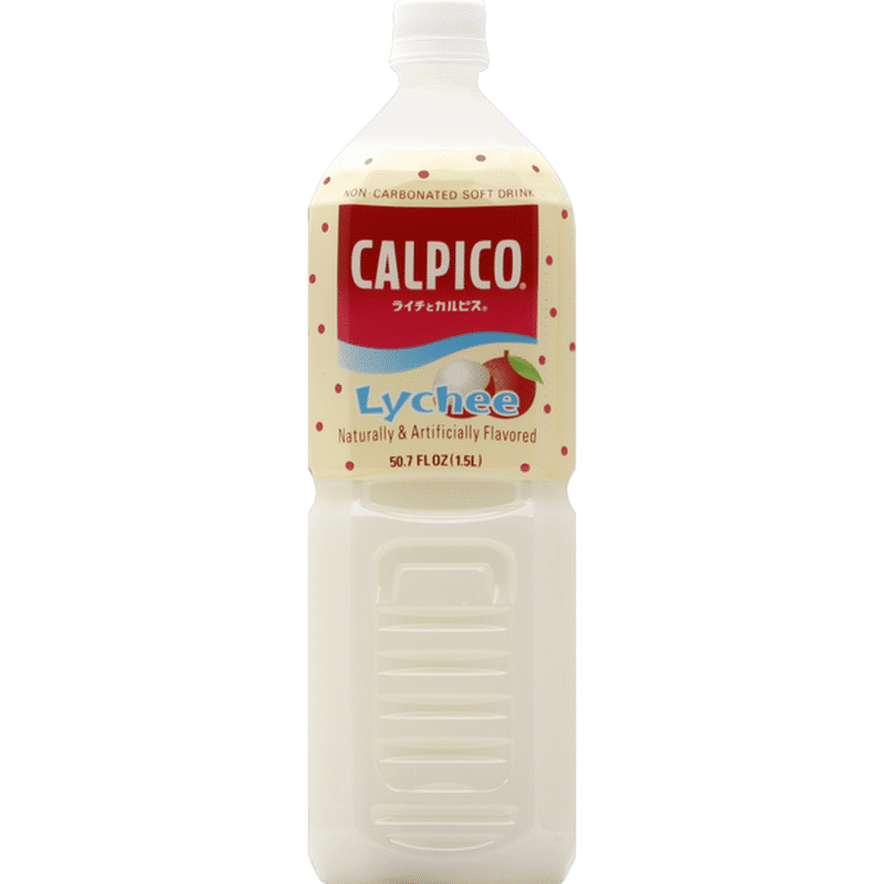 Calpico Soft Drink, Non-Carbonated, Lychee (50.7 oz) - Instacart