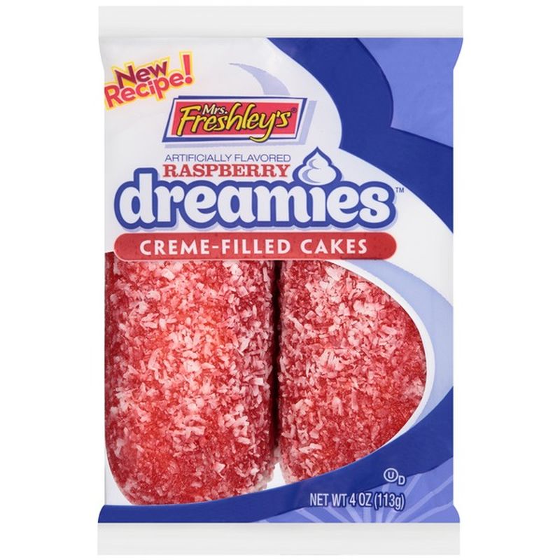 Mrs. Freshley's Raspberry Dreamies Creme-Filled Cakes (4 oz) - Instacart