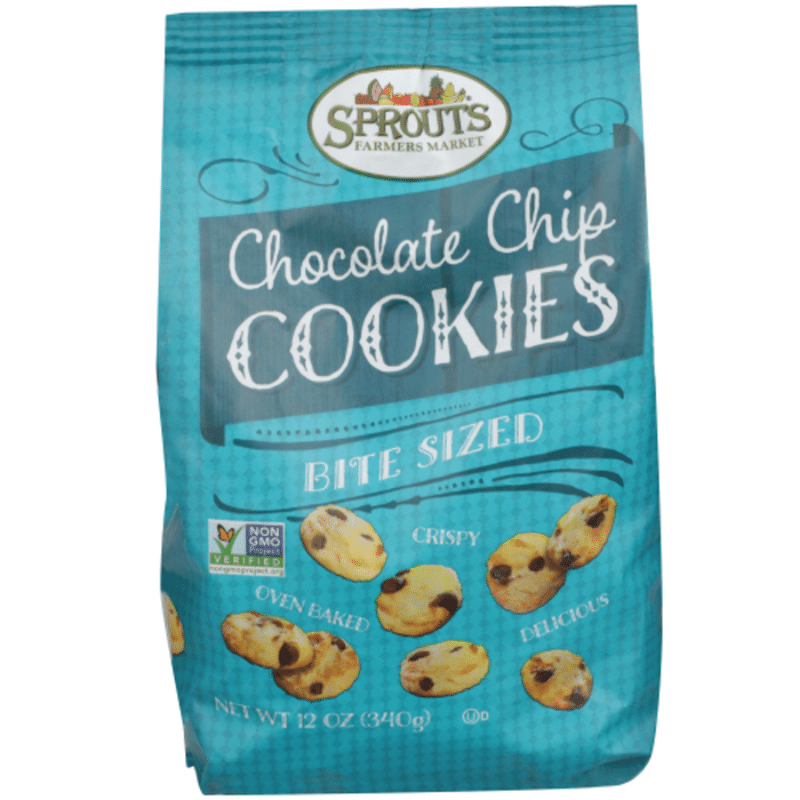 Sprouts Bite Size Chocolate Chip Cookies (12 oz) - Instacart