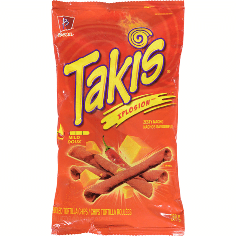 Takis Mild Xplosion Zesty Nacho Tortilla Chips (280 g) - Instacart