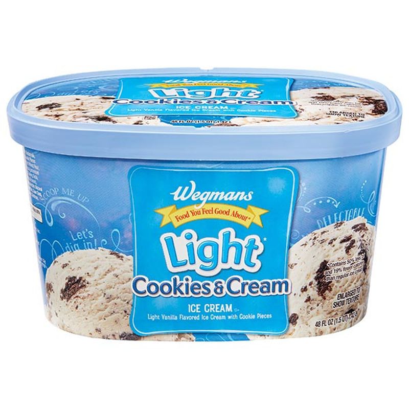 Wegmans Light Cookies And Cream Ice Cream Wegmans