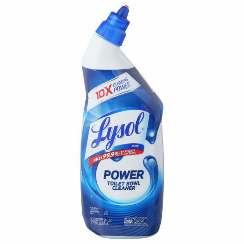 Lysol Toilet Bowl Cleaner, Atlantic Fresh Scent, Power Clinging Gel ...