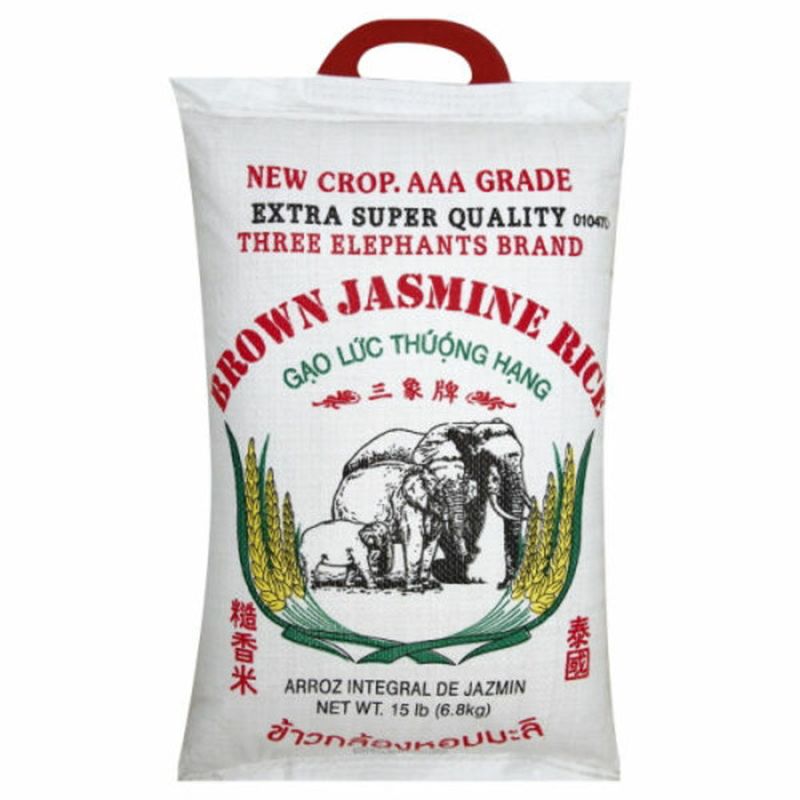 Three Elephant Brown Rice, Jasmine | Wegmans