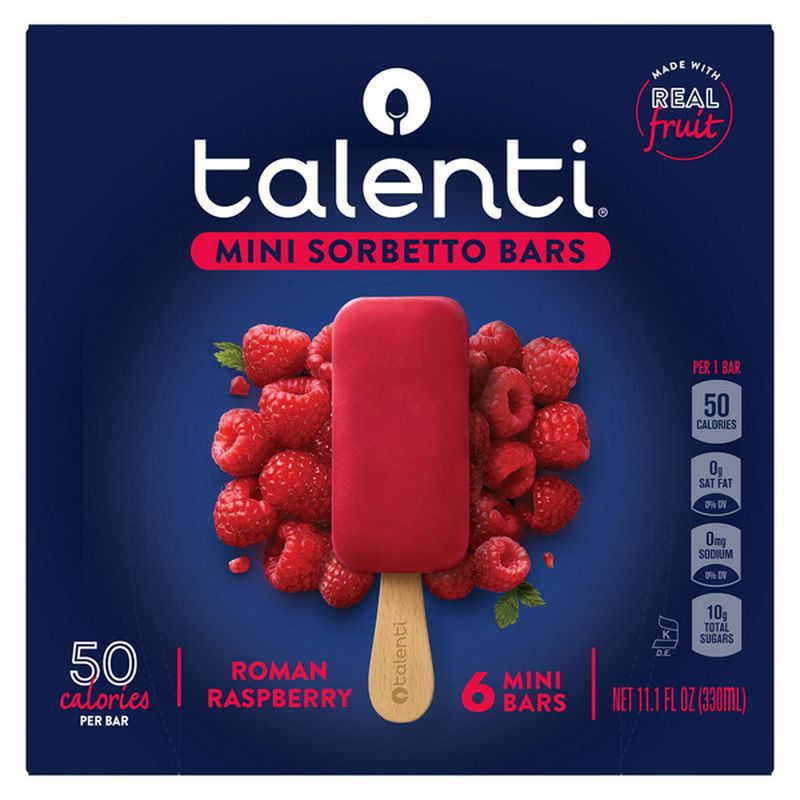 Talenti Mini Sorbetto Fruit Bar Roman Raspberry | Wegmans