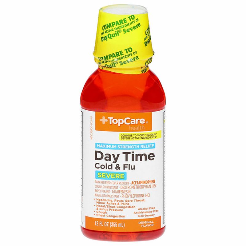 Topcare Daytime Cold And Flu Relief Multi Symptom Relief at Charles ...