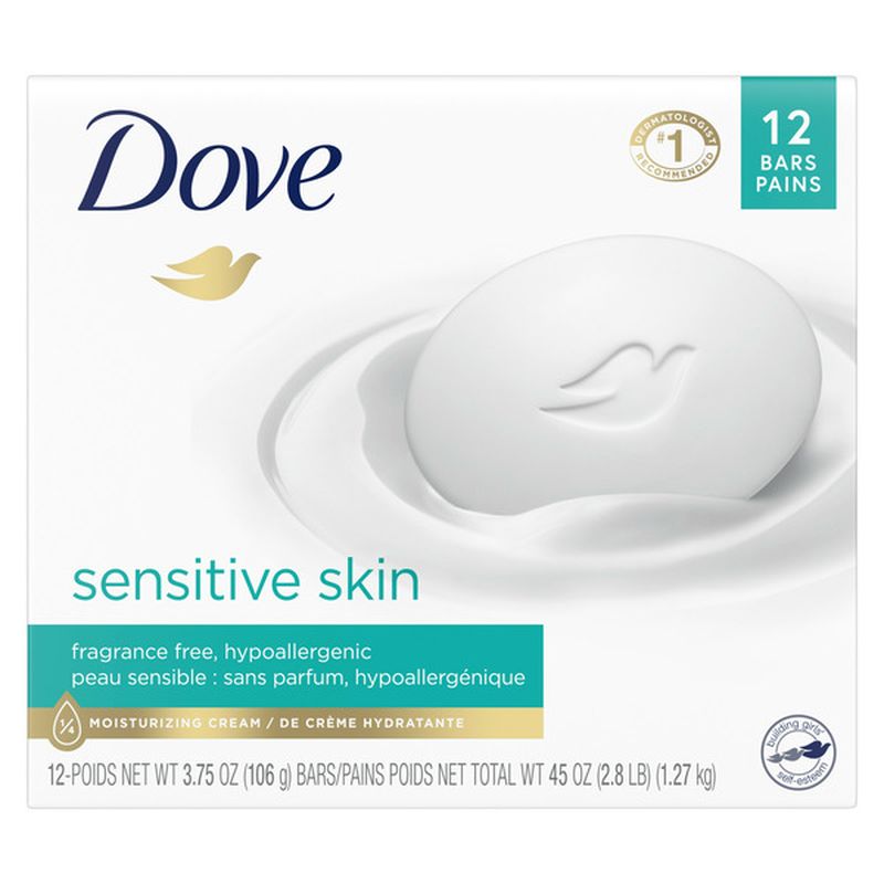 Dove Beauty Bar More Moisturizing Than Bar Soap Sensitive Skin Wegmans