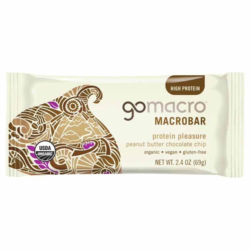 GoMacro MacroBar, Protein Pleasure, Peanut Butter Chocolate Chip | Wegmans