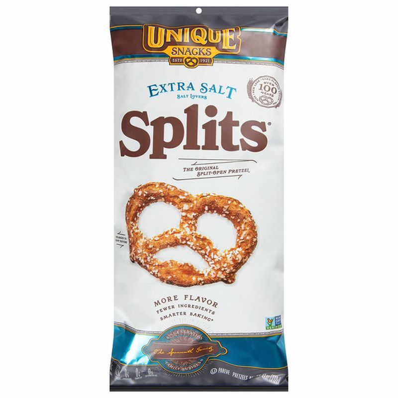 Unique Snacks Splits Pretzels, Extra Salt | Wegmans