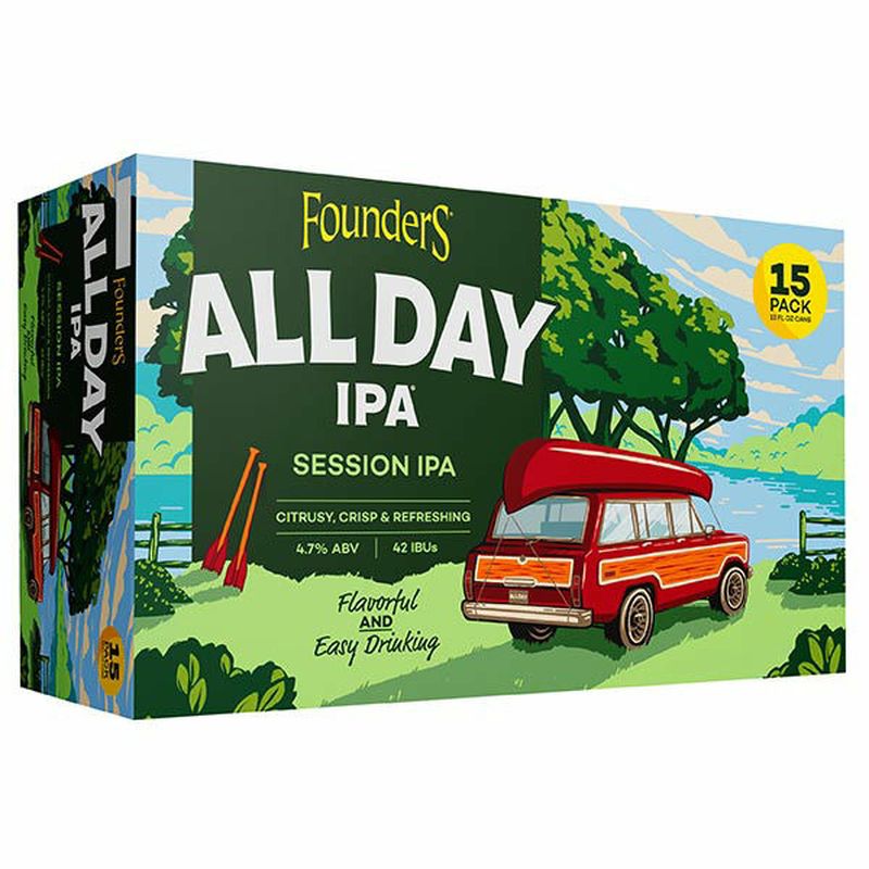Founders Brewing All Day IPA Beer 15/12 oz cans | Wegmans