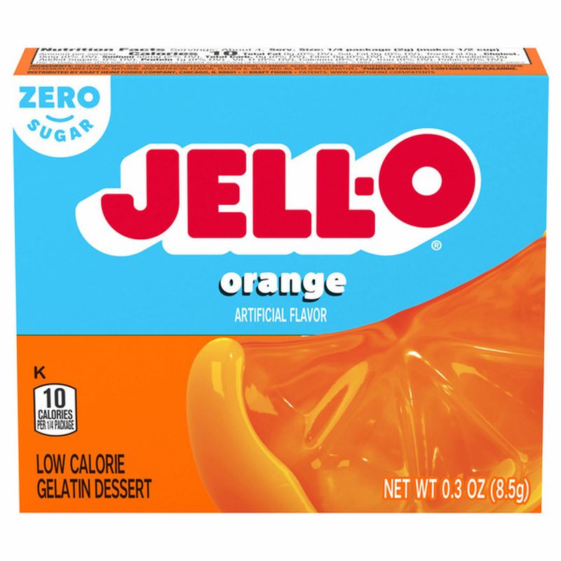 Jell-O Gelatin Dessert, Low Calorie, Orange | Wegmans