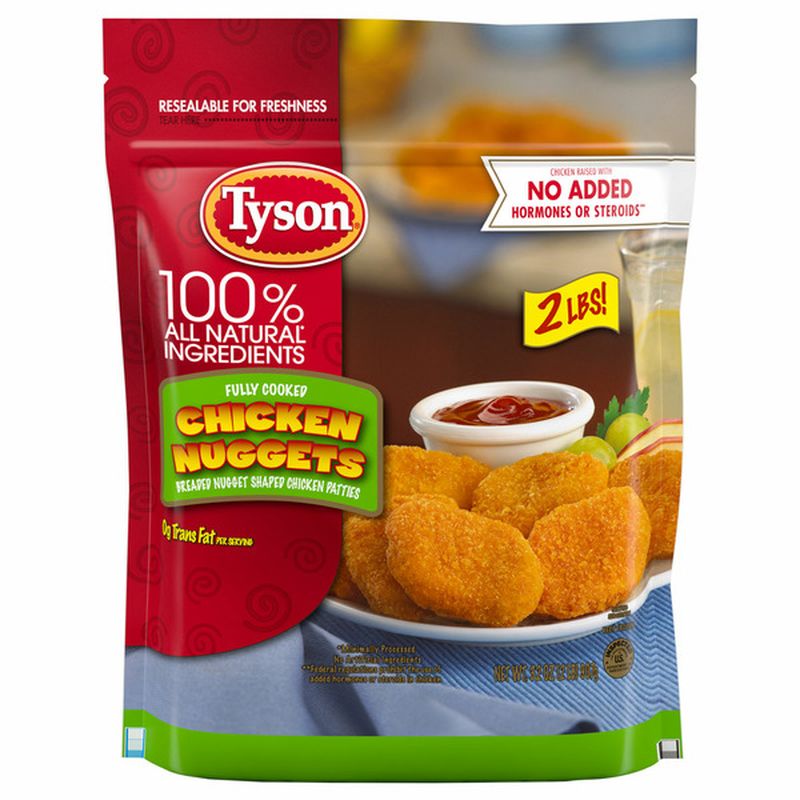 Tyson Fully Cooked Chicken Nuggets, 32 oz. (Frozen) | Wegmans