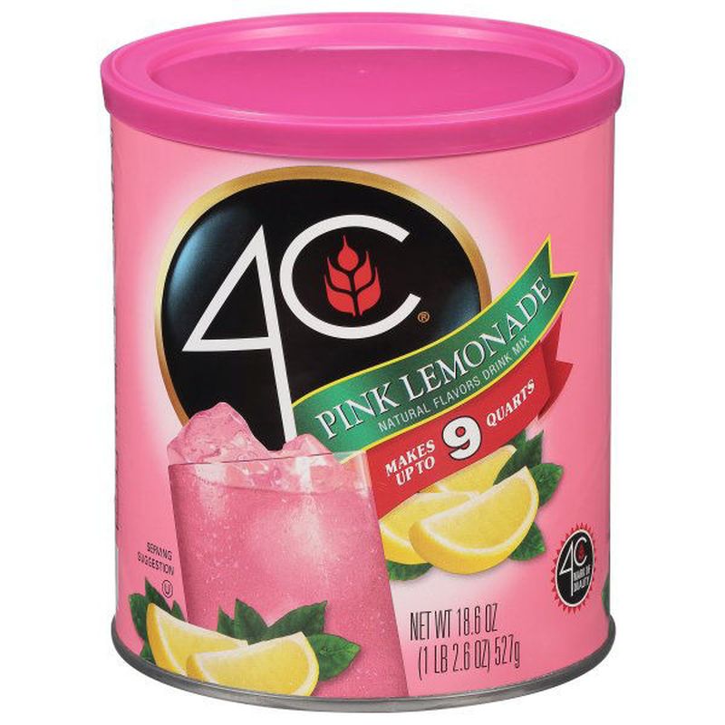 4C Foods Drink Mix, Pink Lemonade | Wegmans