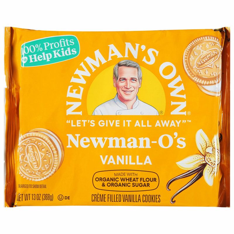 Newman's Own Cookies, Creme Filled, Vanilla | Wegmans