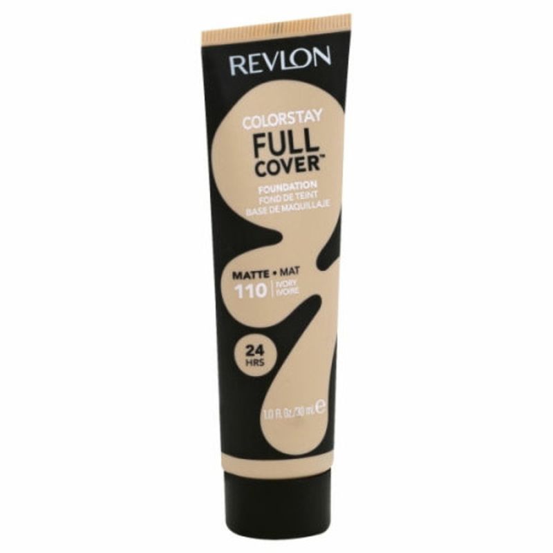 Revlon ColorStay Full Cover Foundation, Matte, Ivory 110 | Wegmans