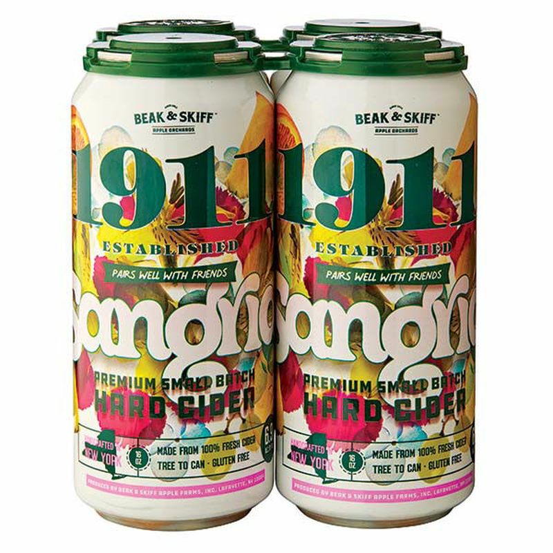 1911 Established Sangria Hard Cider 4/16oz Cans | Wegmans