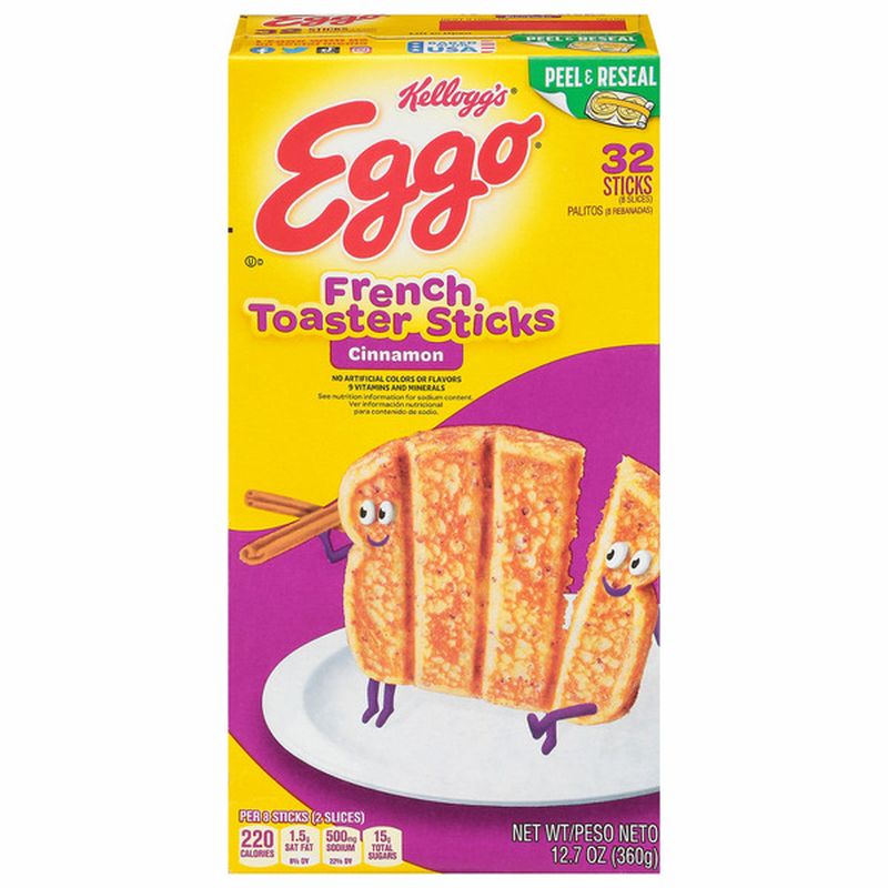 Kellogg’s Eggo French Toaster Sticks, Cinnamon | Wegmans