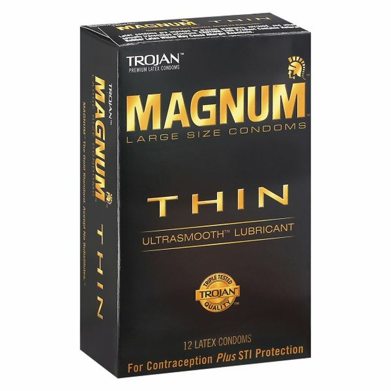 Trojan Condoms, Thin, Large Size | Wegmans