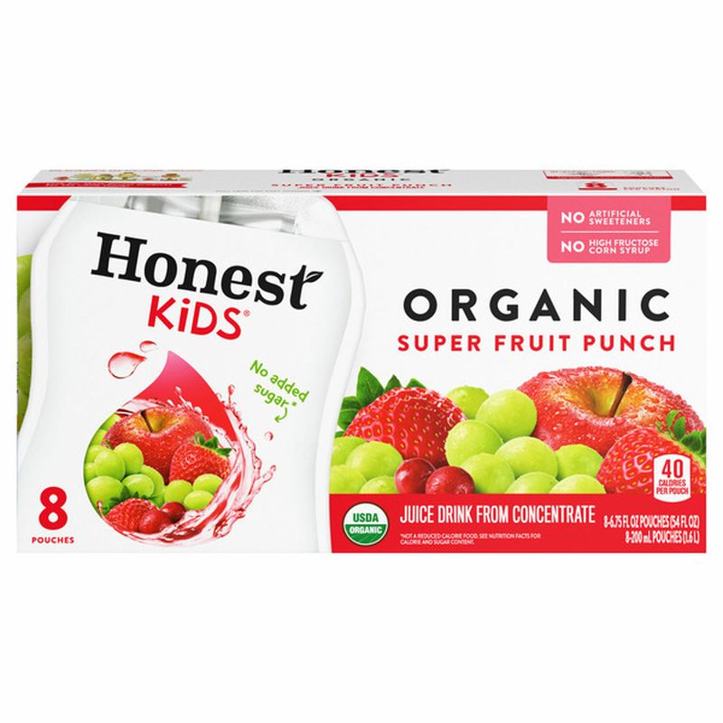 The Honest Company Kids Super Fruit Punch Organic Fruit Juice | Wegmans