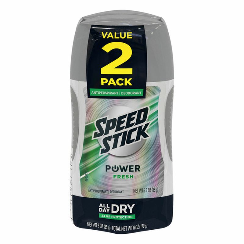 Speed Stick Antiperspirant/Deodorant, Power Fresh, Value Pack | Wegmans