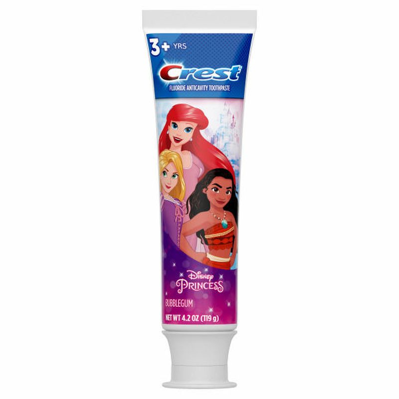 Crest Kids Kid's Toothpaste, featuring Disney Princesses, Bubblegum ...