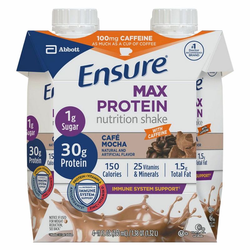 Ensure Max Protein Nutrition Shake, Cafe Mocha | Wegmans