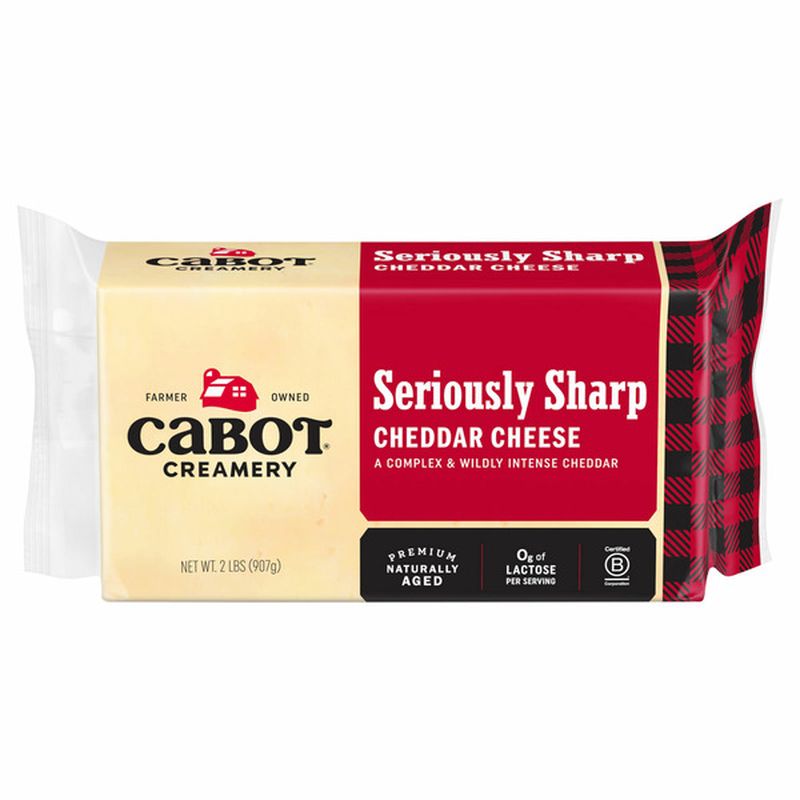 Cabot Cheese, Seriously Sharp Cheddar | Wegmans