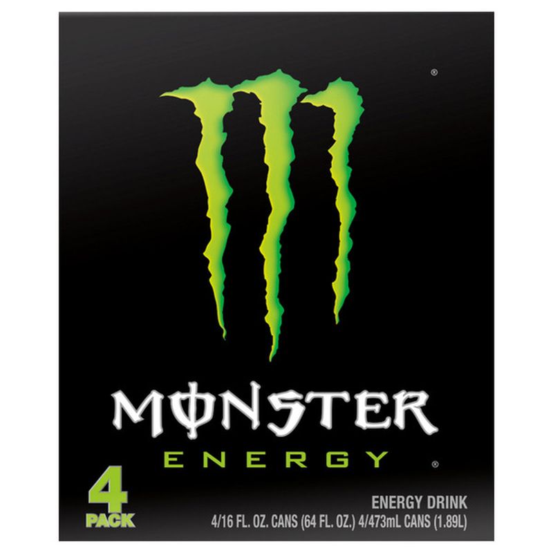 Monster Energy Energy Drink, 4 Pack | Wegmans