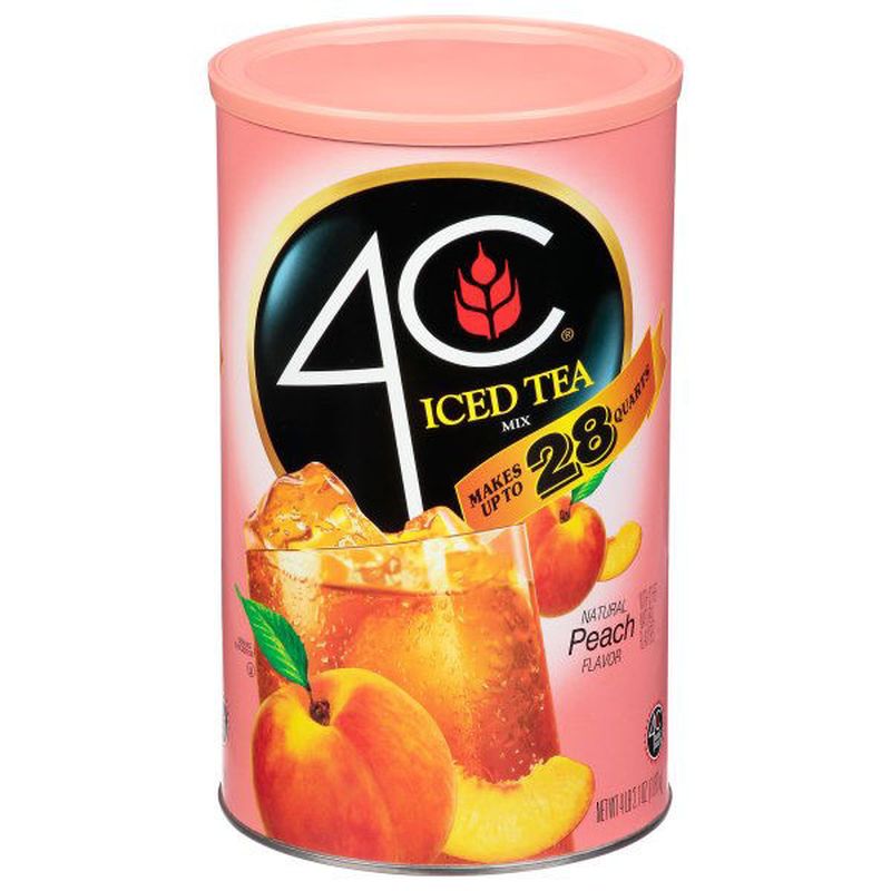 4C Foods Iced Tea Mix, Peach Flavor | Wegmans